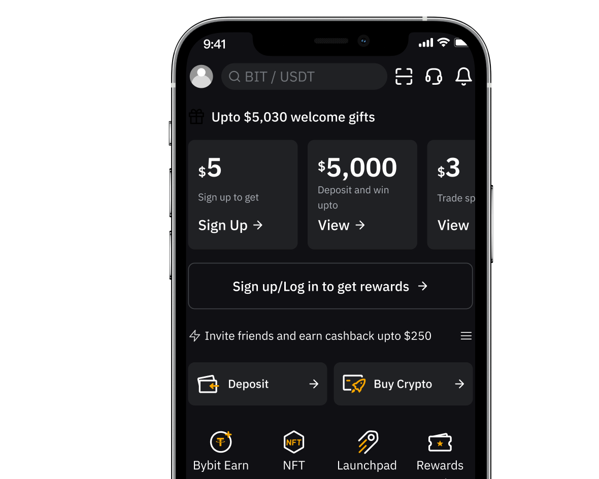 Compre e venda Bitcoin e Ether | Exchange de cripto | Bybit