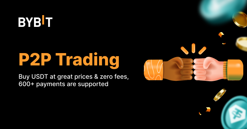 Buy crypto with currency via Bybit P2P Crypto Trading
